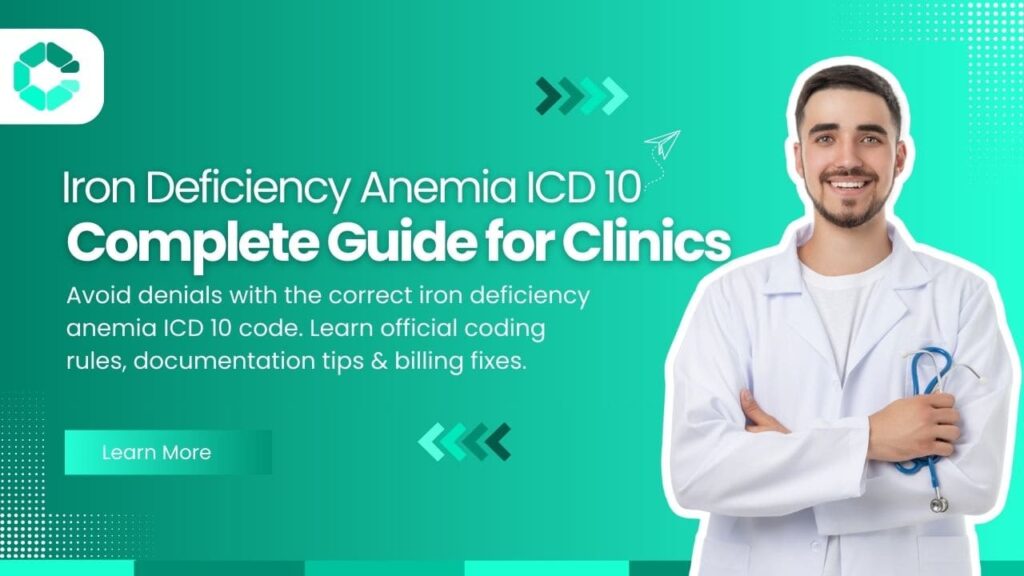 April 2026 ICD-10 Code for Anemia (D50.9)